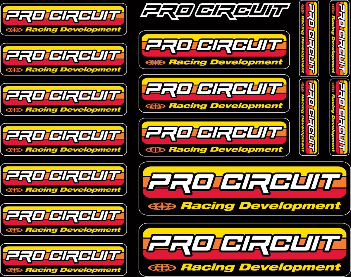 Sticker Pro Circuit Logo